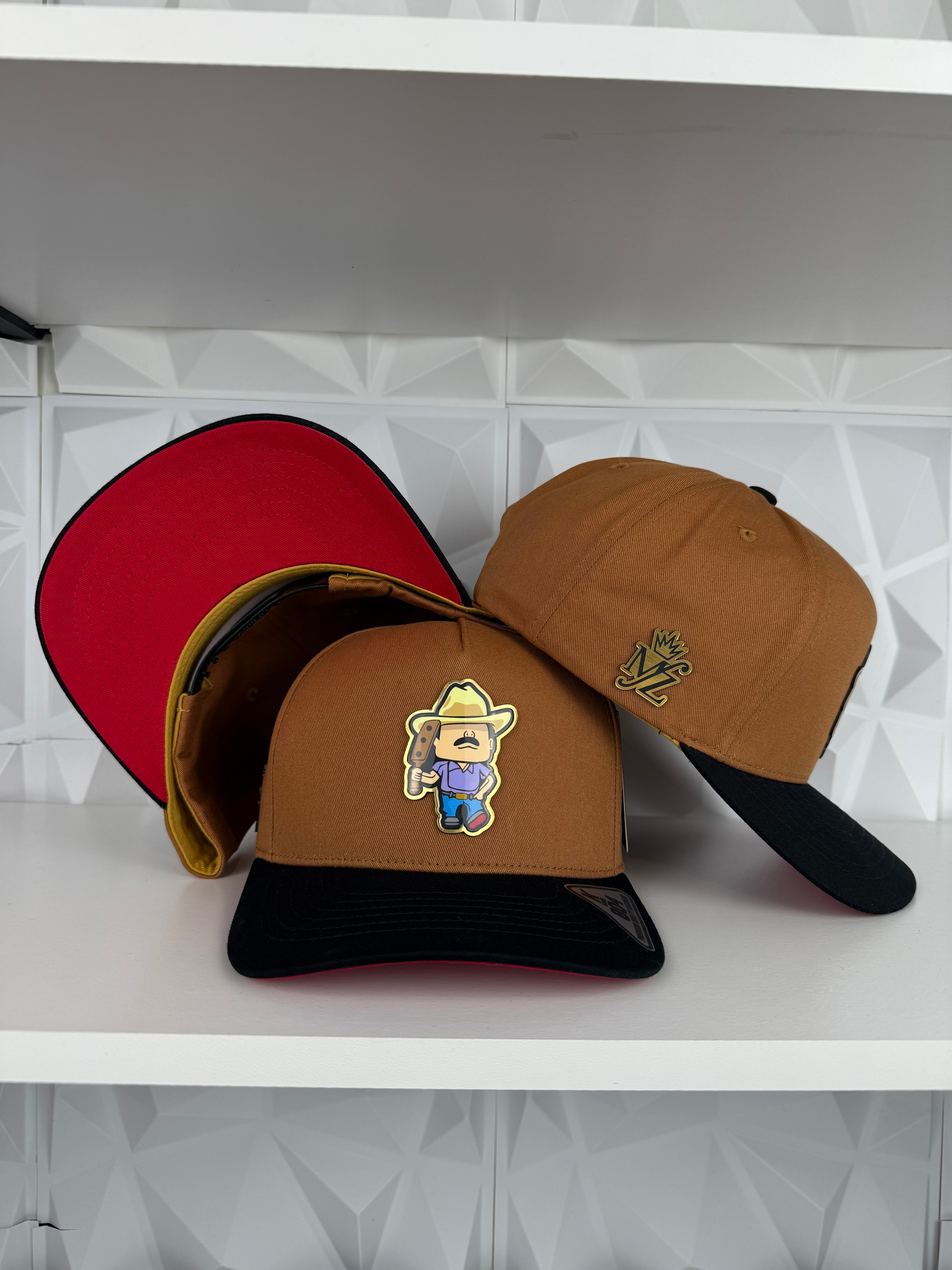 Mayo MZ SnapBack gorra-cafe/black – Exclusive Caps