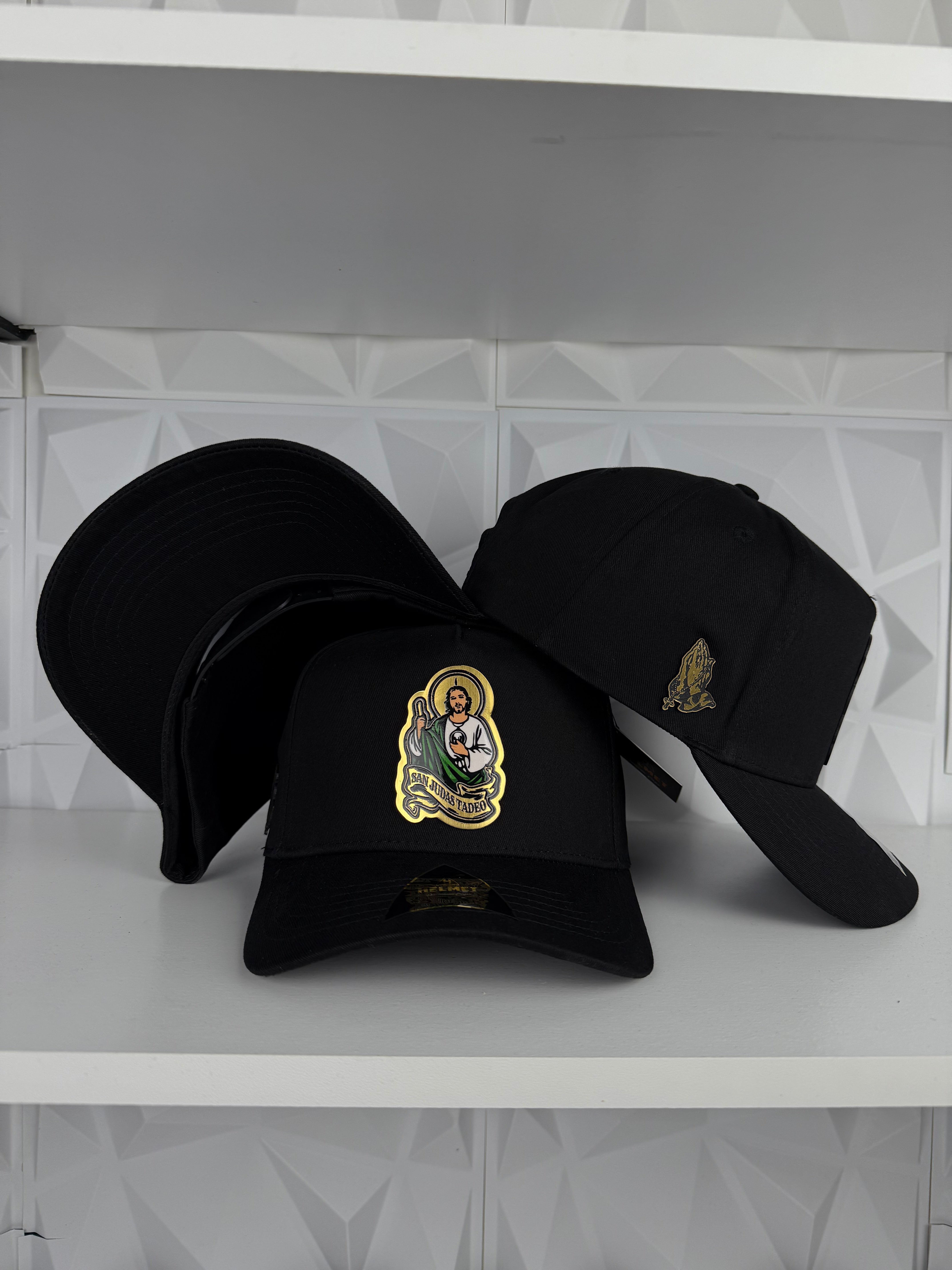 San Judas Tadeo SnapBack Gorra-Negra – Exclusive Caps