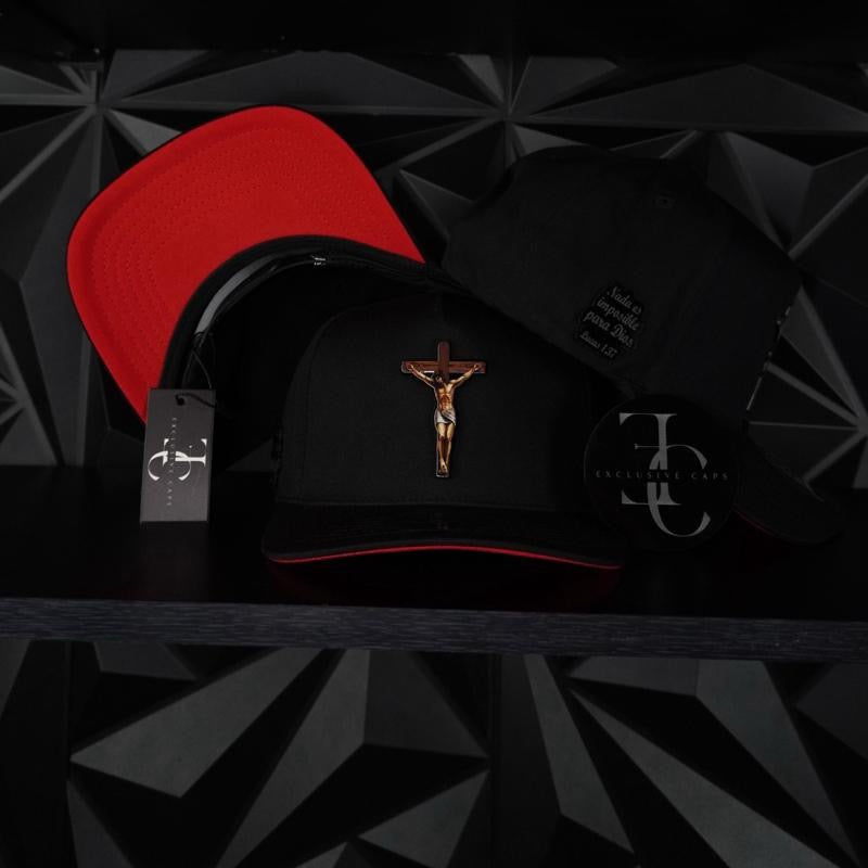 Exclusive caps Jesus Christ SnapBack hat Black/Red – Exclusive Caps